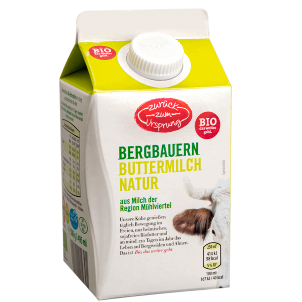 BIO-Buttermilch | Milchprodukte | Zurück zum Ursprung