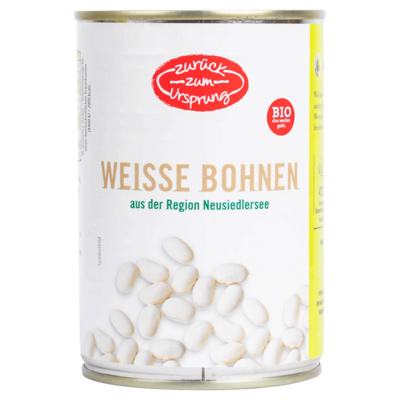 BIO-Weiße Bohnen in der Dose | Hülsenfrüchte | Zurück zum Ursprung