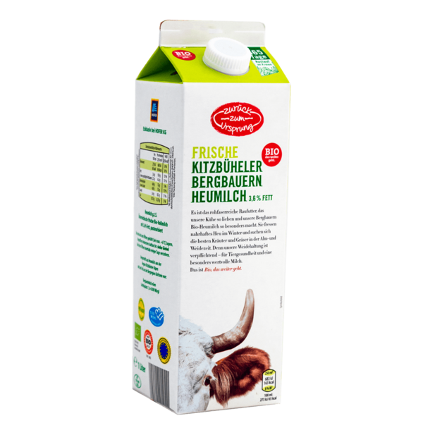 Frische Kitzbüheler BIO-Heumilch | Milch | Zurück zum Ursprung